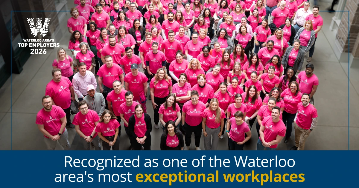 Skyline Named One of Waterloo Area’s Top Employers for 2026 | Skyline